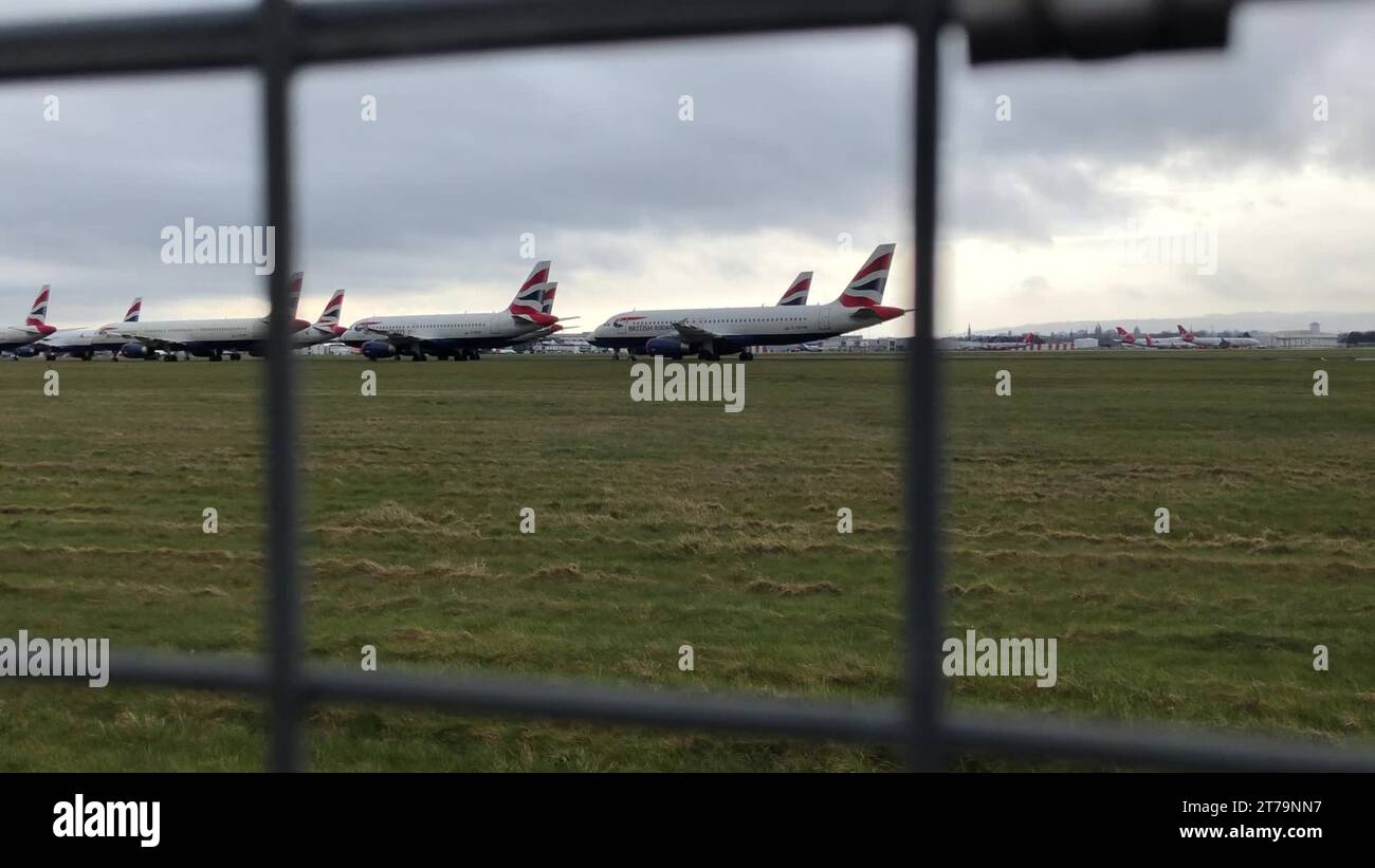 British airways grounded aircraft Stock Videos & Footage - HD and 4K ...