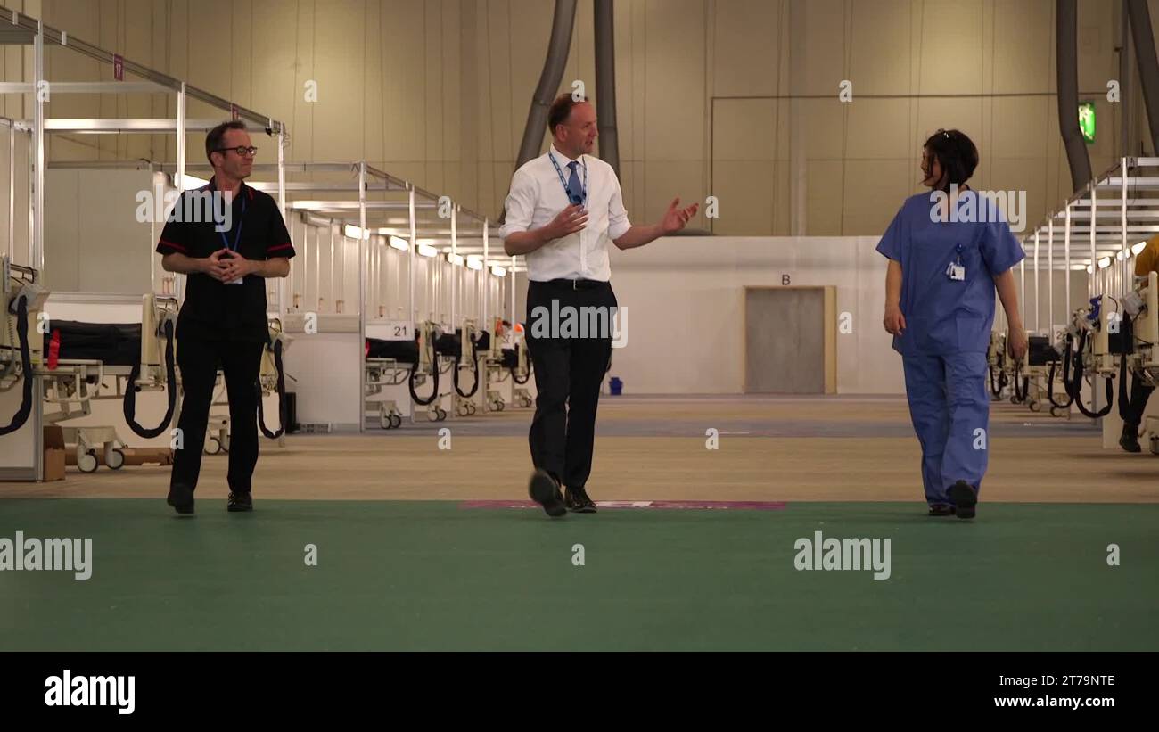 First look inside London's new Nightingale hospital for coronavirus ...