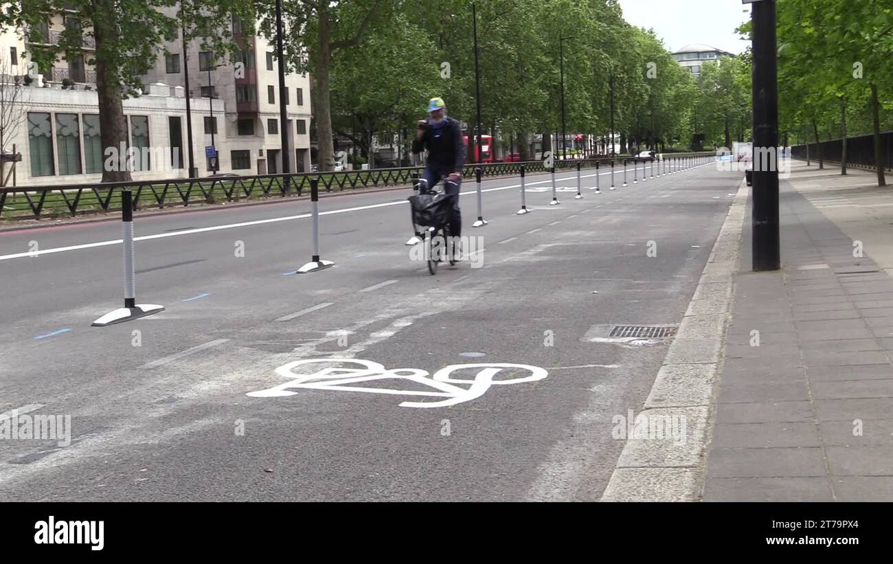 Temporary bike lane Stock Videos & Footage - HD and 4K Video Clips - Alamy