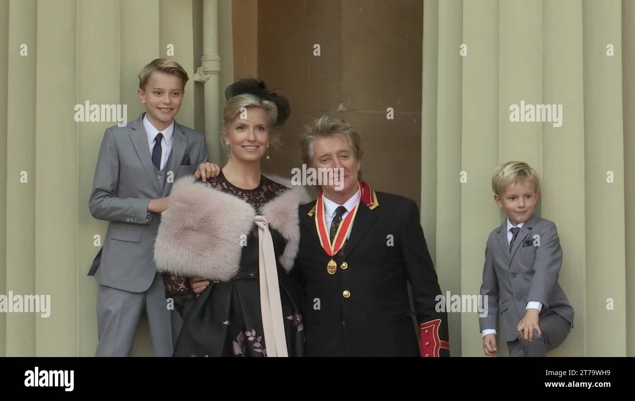 Penny lancaster stewart wife of singer rod stewart Stock Videos ...