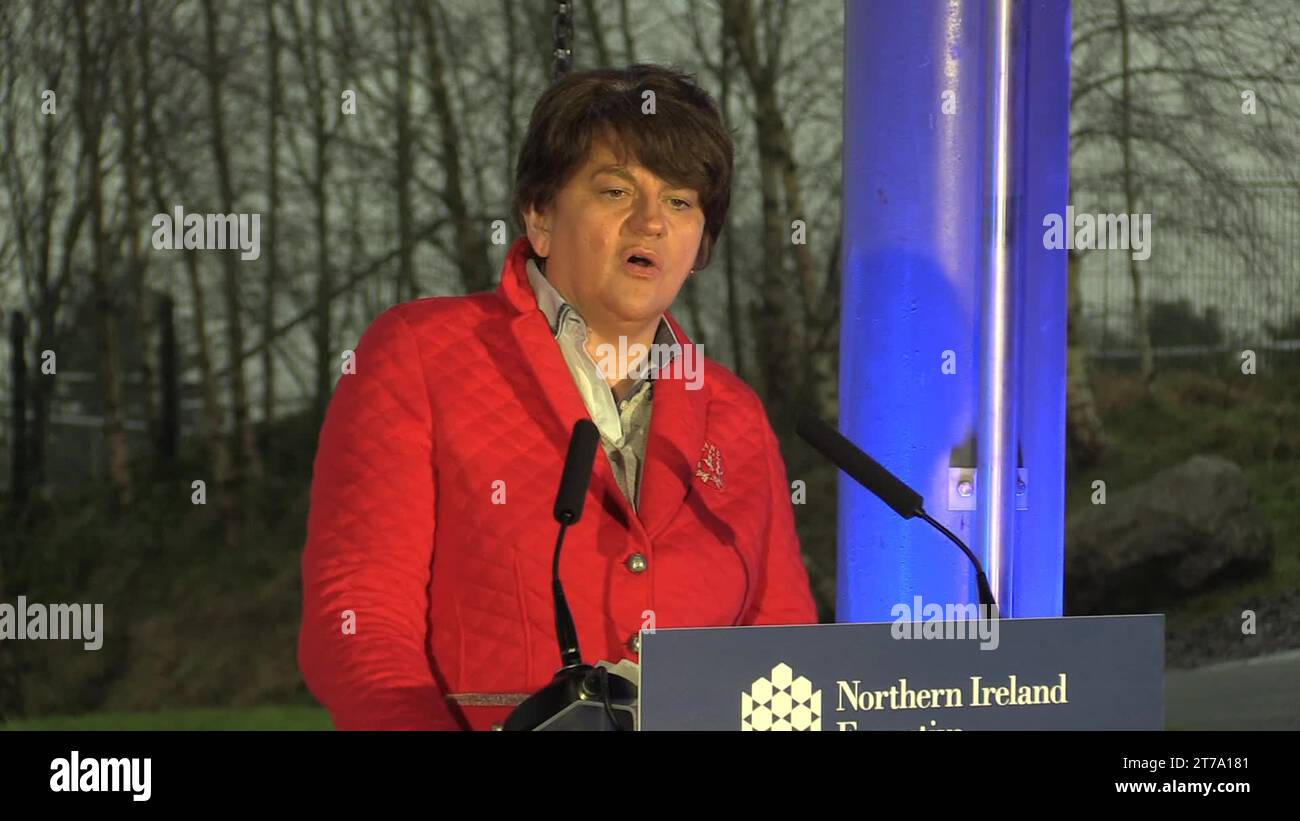 Arlene Foster and Michelle O'Neill on funeral procession of former IRA ...