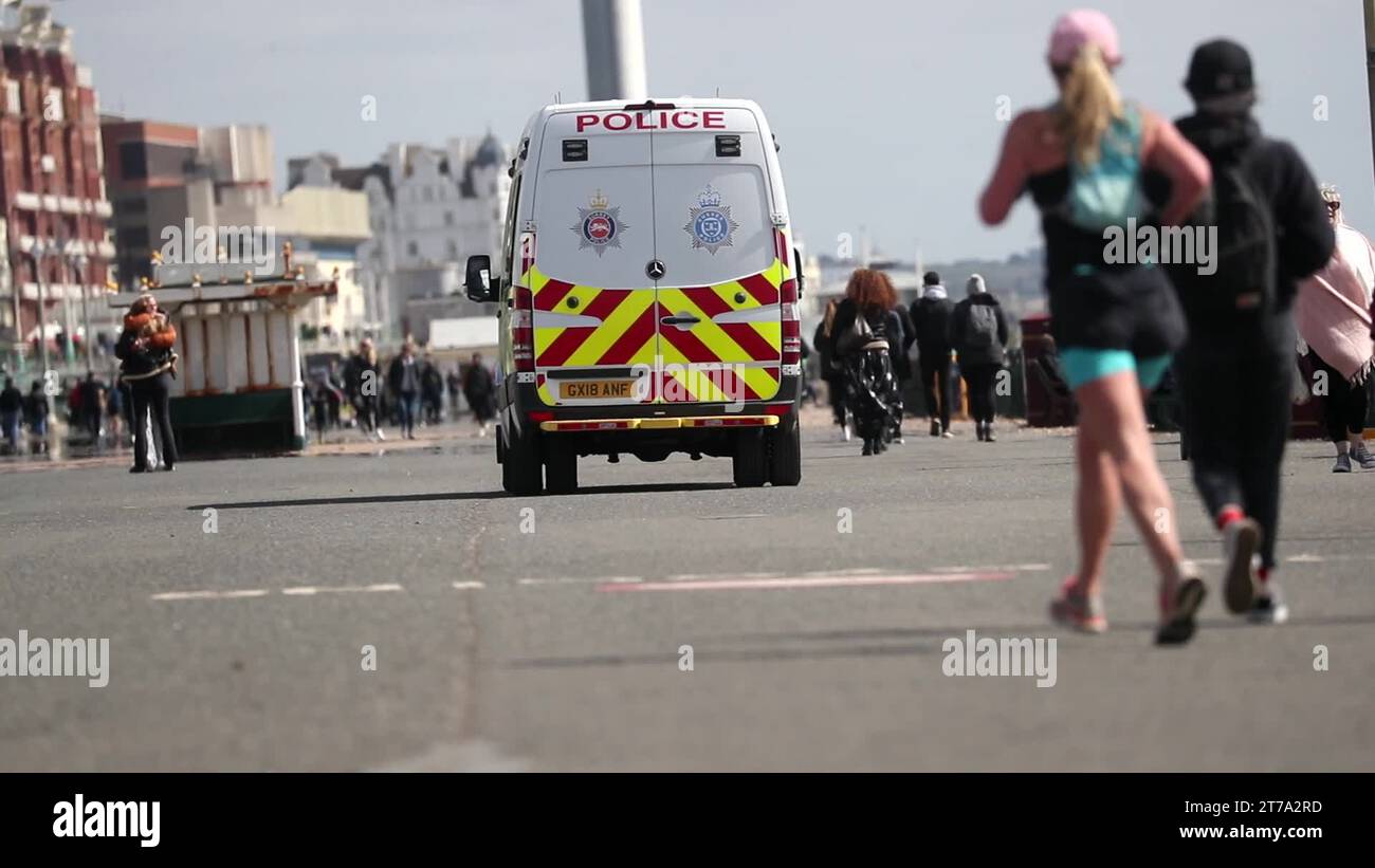 As police patrol the promenade Stock Videos & Footage - HD and 4K Video ...