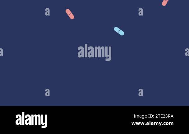 Illustration of scientific experiment with capsules Stock Videos ...