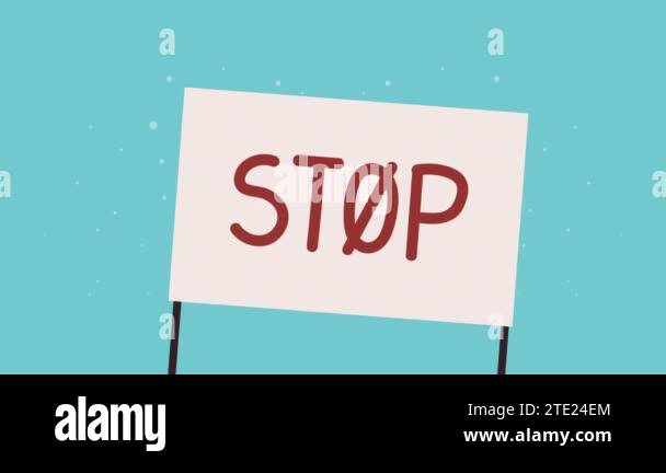 Stop banner Stock Videos & Footage - HD and 4K Video Clips - Alamy