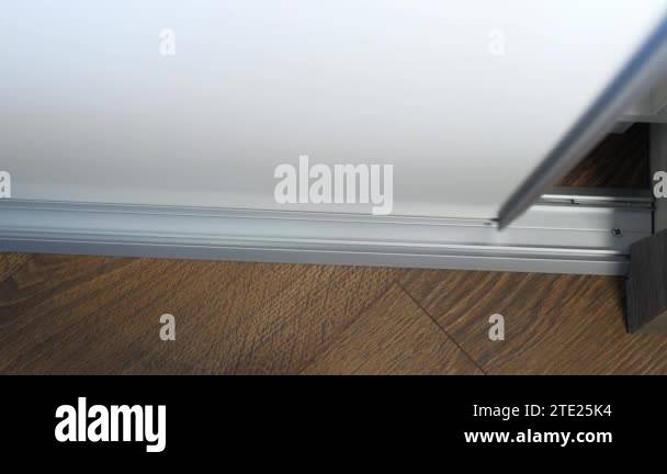 Wardrobe compartment sliding door Stock Videos & Footage - HD and 4K ...
