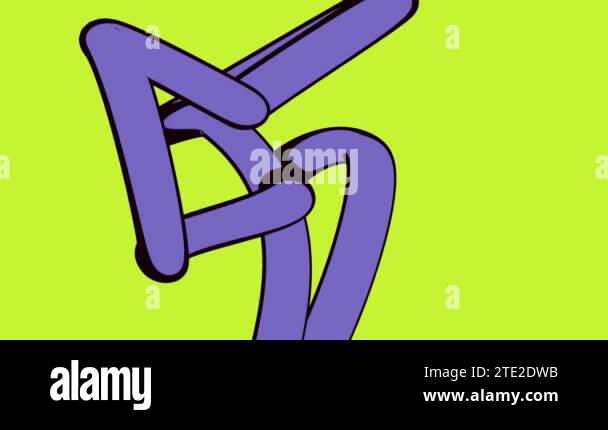 3D animation abstract art cartoon background meta infinity motion ...