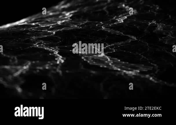 Abstract Organic Network Mesh Waving Fx Background Loop/ 4k animation ...