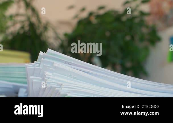 Huge stack of papers Stock Videos & Footage - HD and 4K Video Clips - Alamy