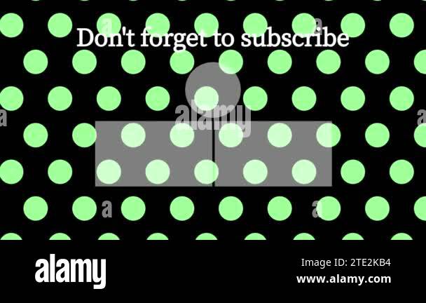 YouTube end card ending screen motion graphics Stock Video Footage - Alamy