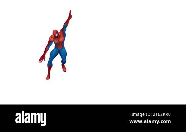 Spider-Man Across the Spider-Verse 3D animation of movement from ...