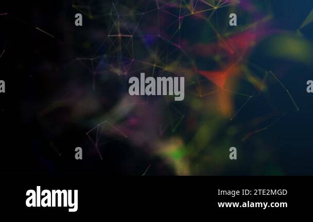 Digital 3d lowpoly plexus animation background. Abstract Plexus background animation. 3d ...