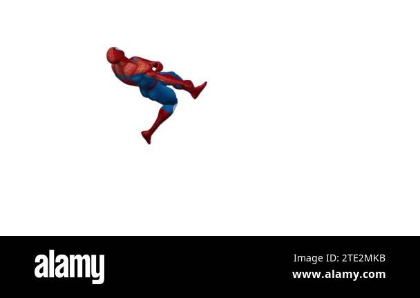 Spider-Man Across the Spider-Verse 3D animation of movement from ...