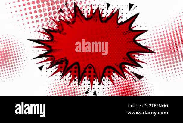 Retro comic style background. Manga cartoon backdrop stock video. Pop ...