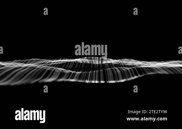 Abstract Organic Network Mesh Waving Fx Background Loop/ 4k animation ...