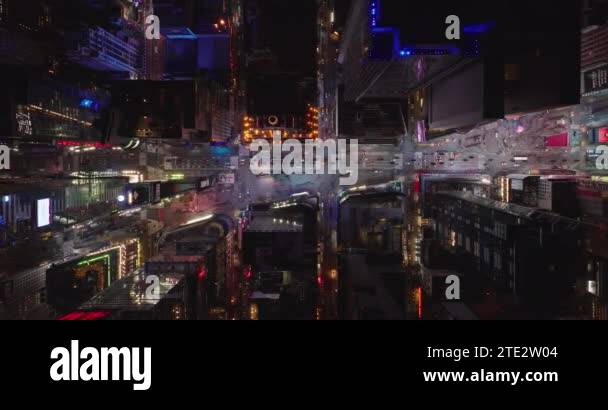 Birds eye view times square Stock Videos & Footage - HD and 4K Video ...