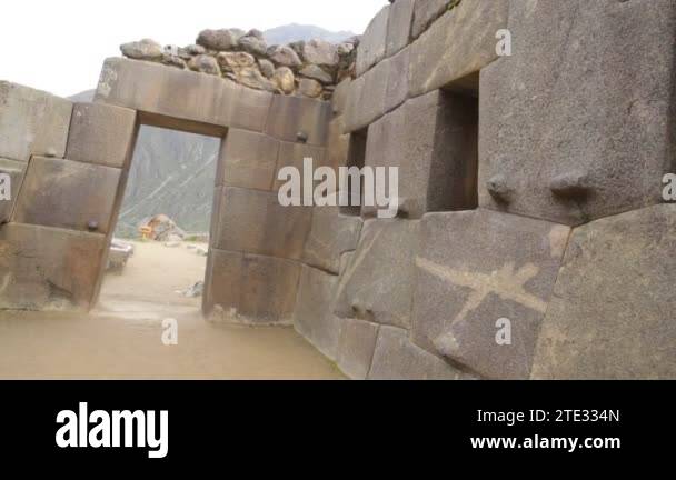 Ollantaytambo, a fortress and city of Incas in Cusco Peru. Ancient ...