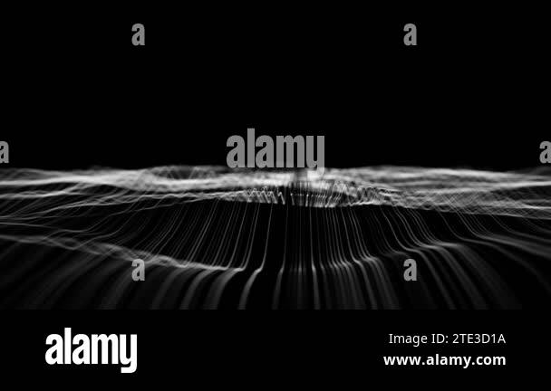 Abstract Organic Network Mesh Waving Fx Background Loop/ 4k animation ...