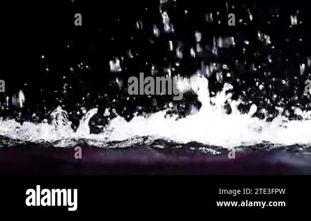 HD 1080p super slow 500fps Water splash underwater explosion or object ...