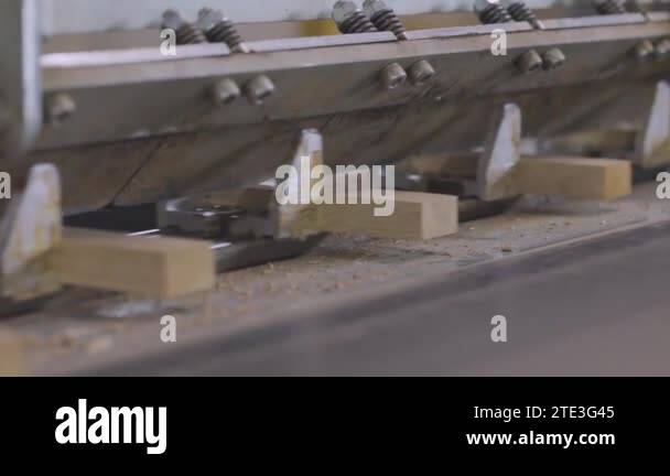 Furniture board production process. Furniture manufacture. Woodworking ...