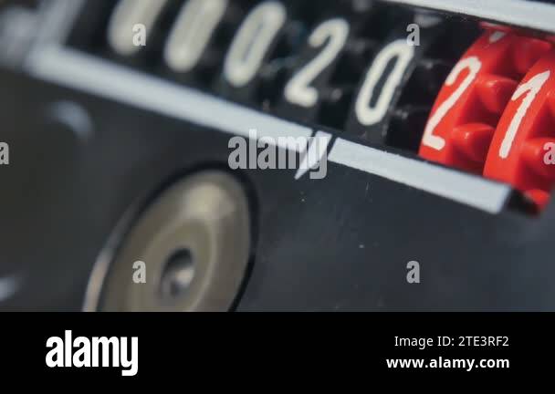 2021 2022 new year counter numbers. Set of digital countdown timer ...