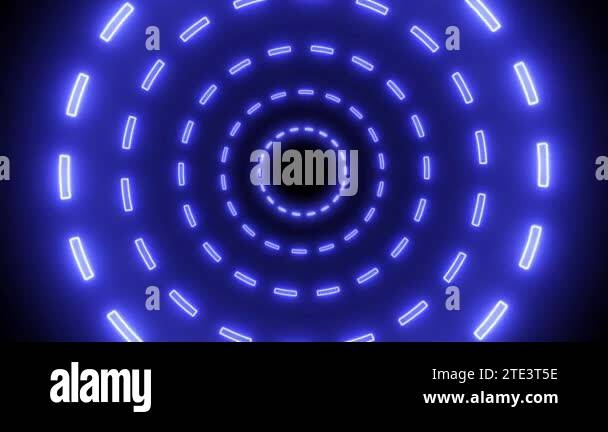 Modern Neon Lights Animation Design with Different Colors Digital ...