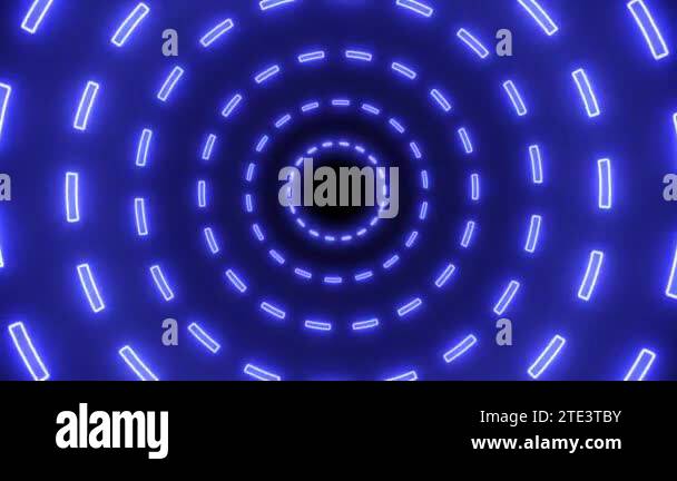 Modern Neon Lights Animation Design with Different Colors Digital ...