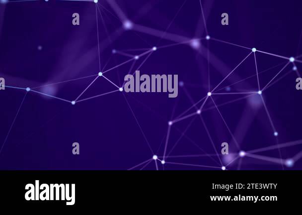 Big data visualization. Network connection structure with chaotic ...