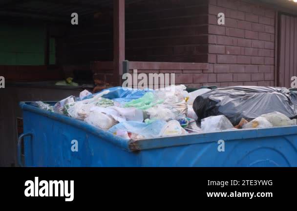 Overflowing rubbish container Stock Videos & Footage - HD and 4K Video ...