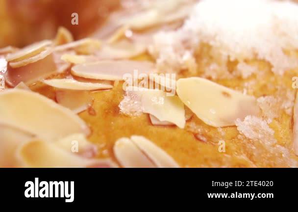 Traditional Roscon de Reyes with sugar and nuts. Kings day bread ...