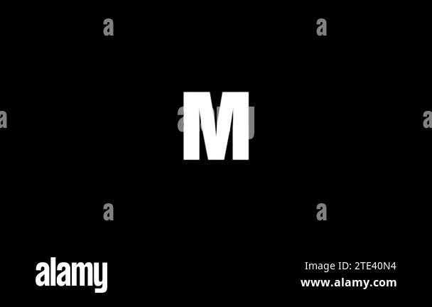 Letter m monogram logo Stock Videos & Footage - HD and 4K Video Clips ...