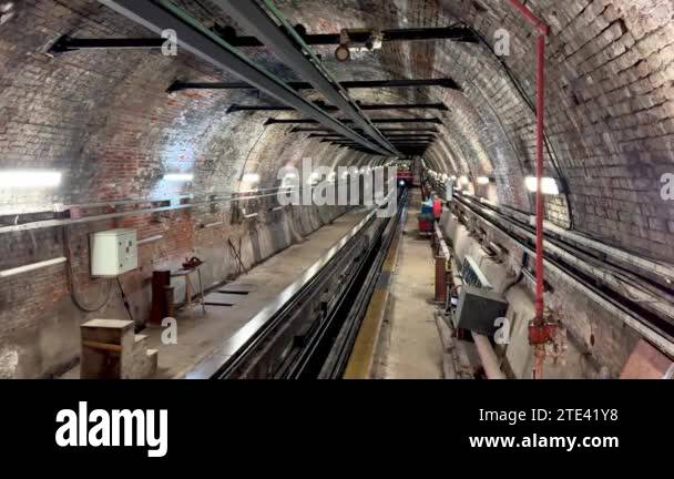 Istanbul, Turkey - December 2021: The Tunnel is a historic subway ...