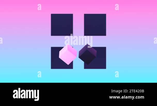 Looped 4k animation. Abstract geometry background. Ideal creative ...