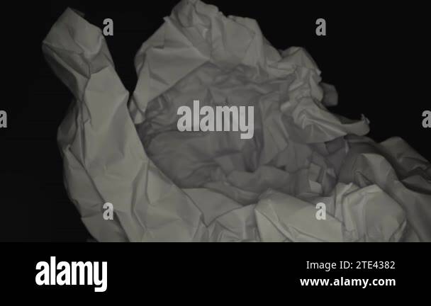 Crumpled white paper material Stock Videos & Footage - HD and 4K Video ...