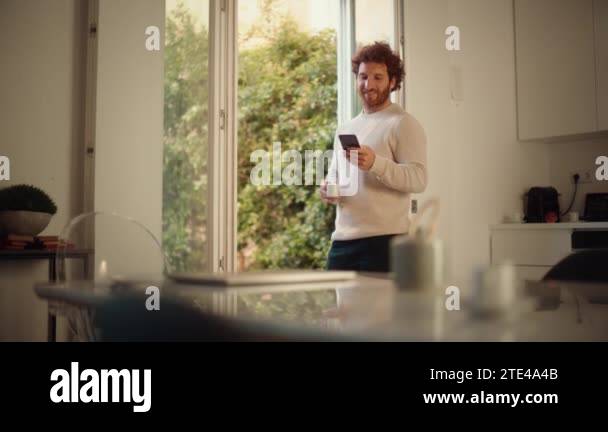 Home smartphone man on Stock Videos & Footage - HD and 4K Video Clips ...