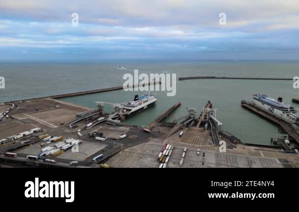Dover lorries aerial Stock Videos & Footage - HD and 4K Video Clips - Alamy