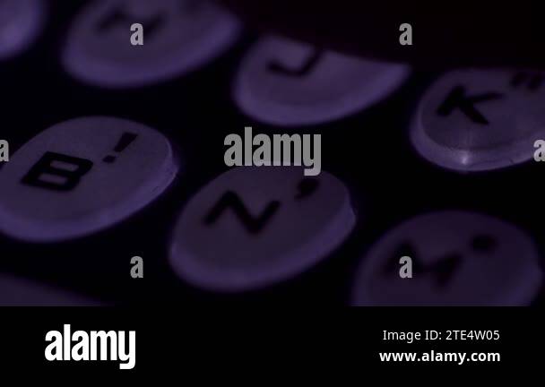 y2k aesthetic qwerty keyboard phone Stock Video Footage - Alamy