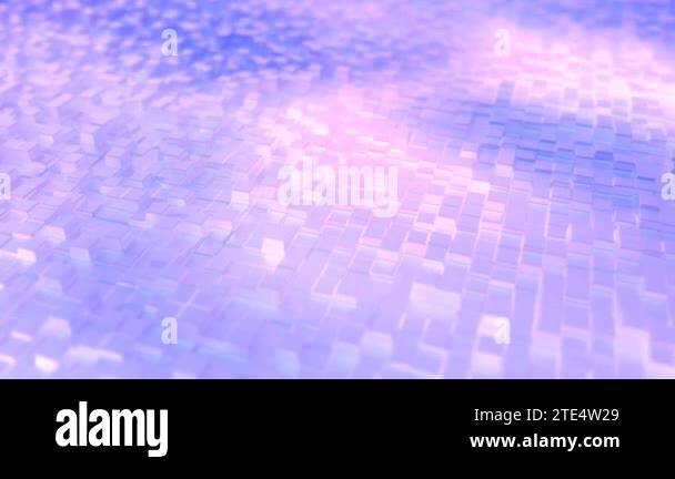 3d Cube in motion. Pastel color Abstract cube pattern. Clean background. Elegant Animation ...