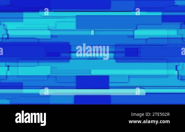 Blue color randomly moving strips flat background animation. Abstract ...