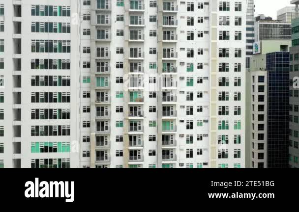 Manila's building in the capital of the Philippines. Skyscrapers in a ...