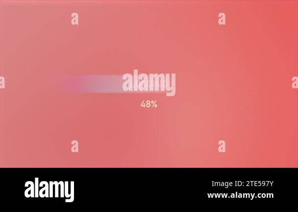 Background with moving loading line and percentages. Motion. Beautiful ...