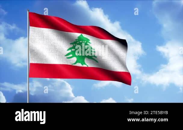 Cedar tree flag Stock Videos & Footage - HD and 4K Video Clips - Alamy