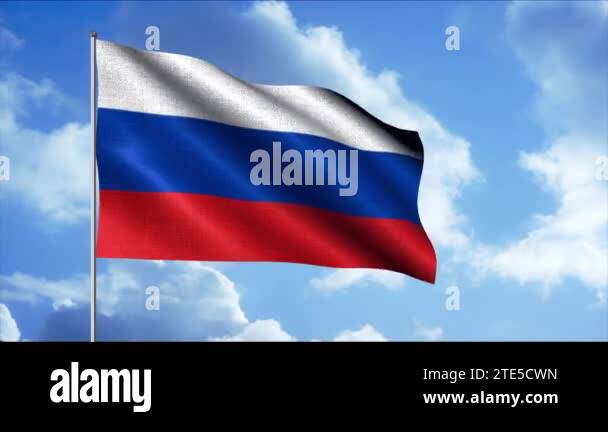 Flags of countries of world are flying in sky. Motion. Beautiful flag ...