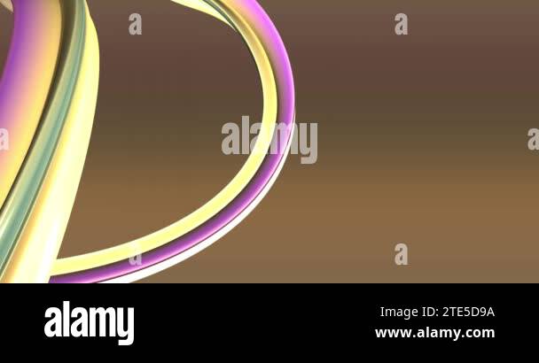 Abstract yellow, purple, green, brown background with dynamic brown 3d ...