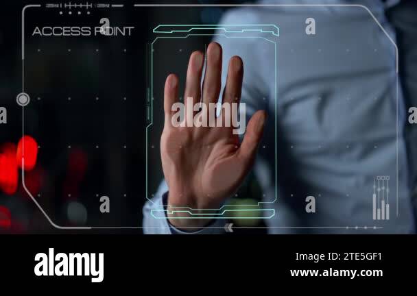 Biometrical access system deny app launching process identification ...