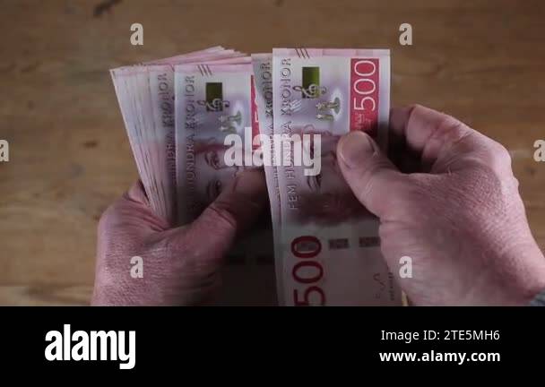 Swedish currency notes close Stock Videos & Footage - HD and 4K Video ...
