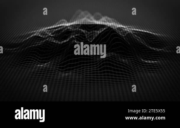 Abstract Organic Network Mesh Waving Fx Background Loop/ 4k animation ...