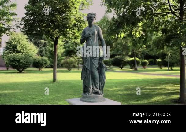 Classical statue in courtyard Stock Videos & Footage - HD and 4K Video ...