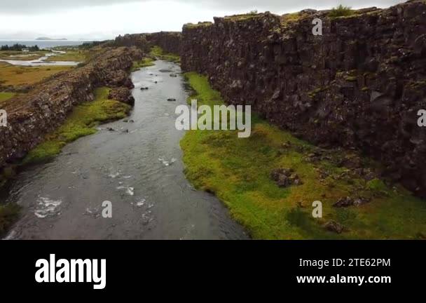 National Park of Thingvellir in Iceland. It is the site of a rift ...