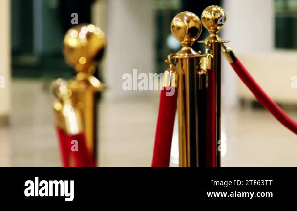 Museum red carpet barrier rope Stock Videos & Footage - HD and 4K Video ...