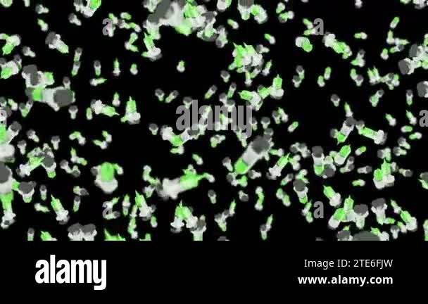 Many syringe floating in air on black background. Medical concept. 3D ...